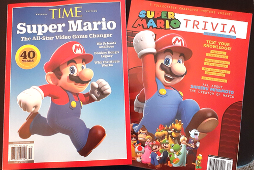 2 Magazines-TIME SUPER MARIO 40 years- SUPER MARIO TRIVIA 2025 | eBay