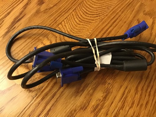 Set of 2 PAN-International Computer Cable AWM E87647-DG Style 20276 80C ...