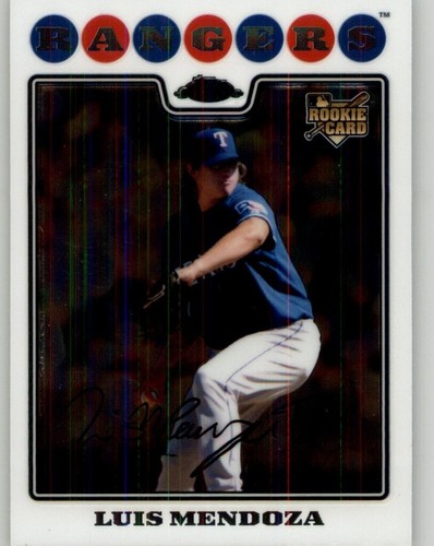 2008 Topps Chrome Luis Mendoza #201 Texas Rangers | eBay