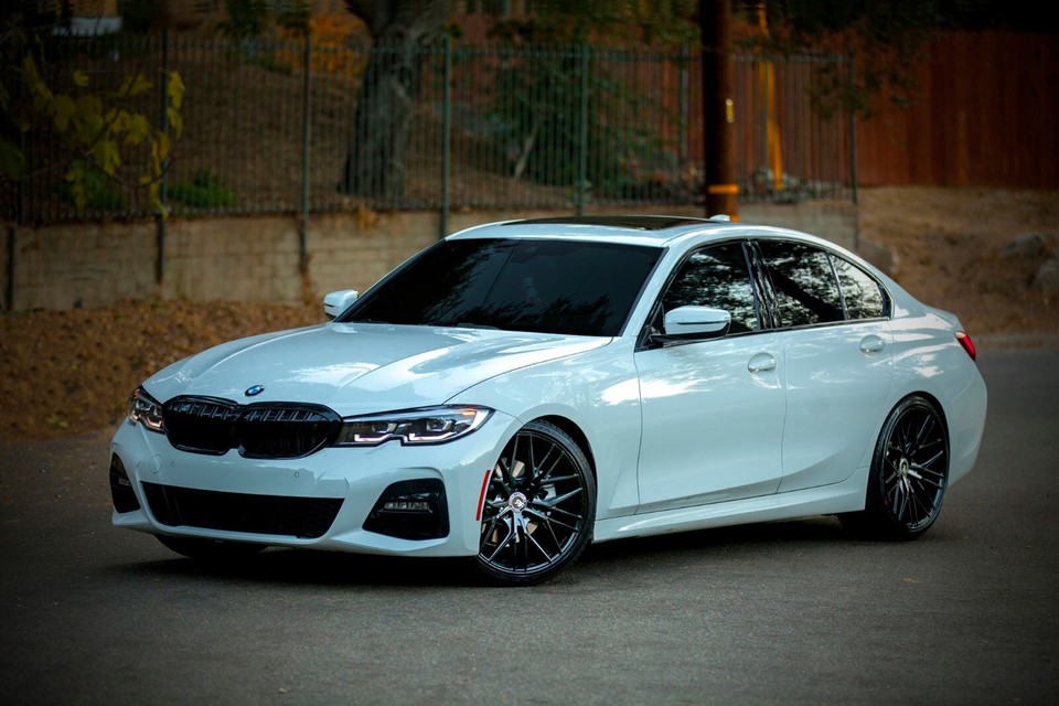 20" BMW G20 330i 330e M340i RF13 Black Wheels Rims FOR BMW 20x8.5/20x10 ...