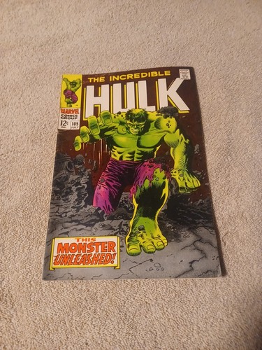 The Incredible Hulk #105 (Marvel Comics July 1968) | eBay