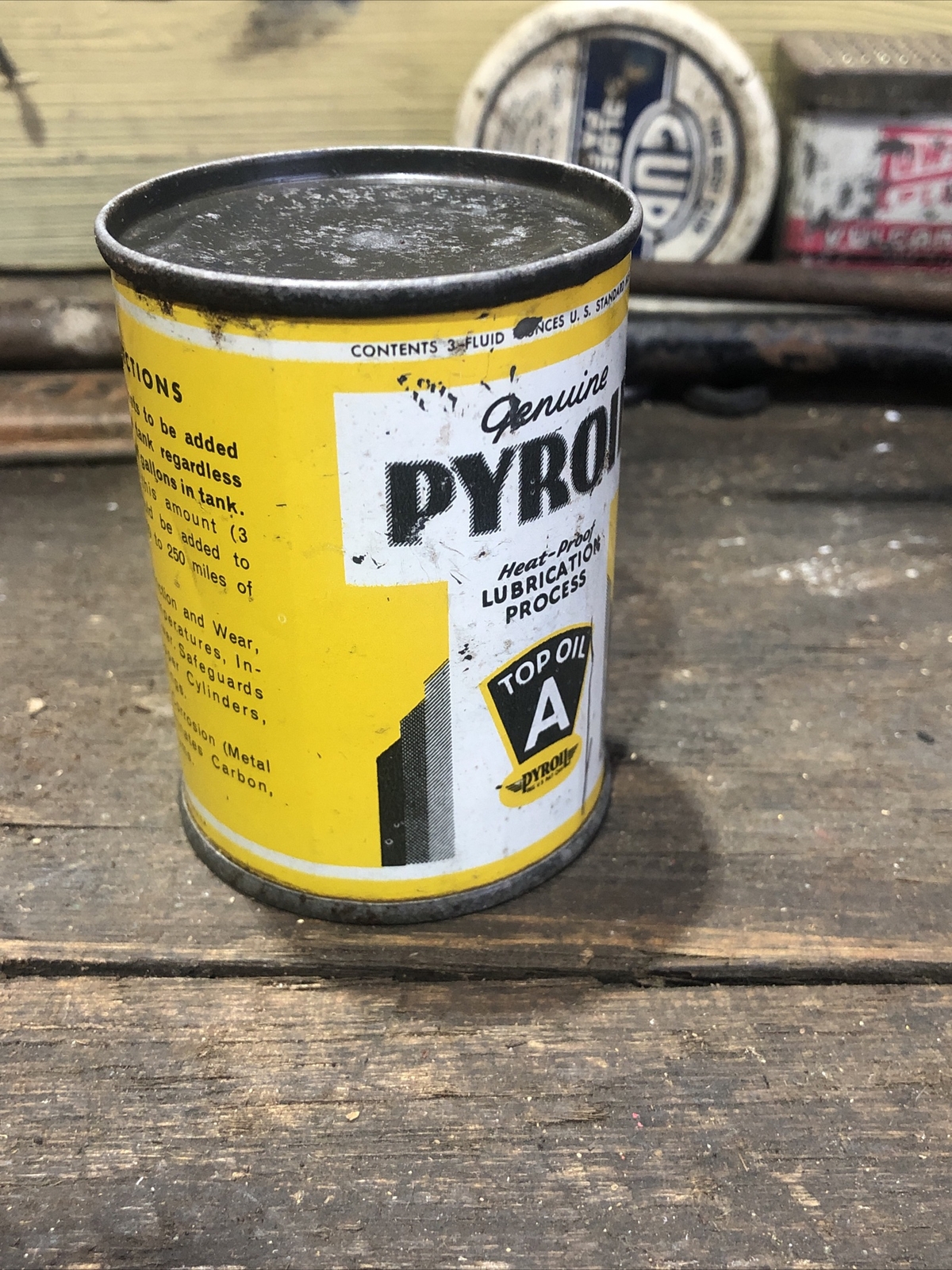 Pyroil Upper Cylinder Lubricant Vintage 3 floz US | eBay Australia