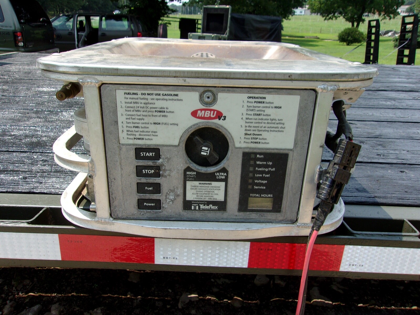 ONE-MILITARY SURPLUS MBU BURNER--NOT STANDARD PLUG- MKT FIELD KITCHEN ...