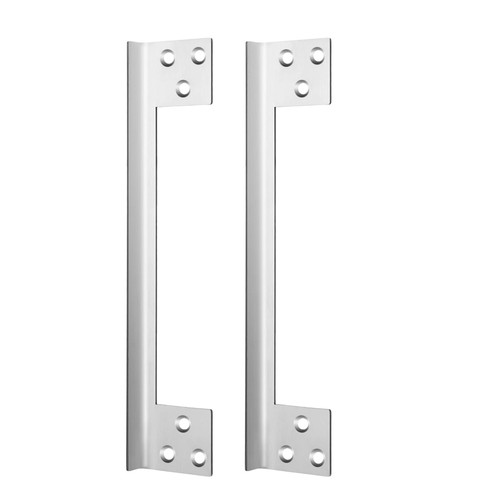 2X(2 Pcs Door Guard Plate Outswing Angle Protector Door Cover Shield ...