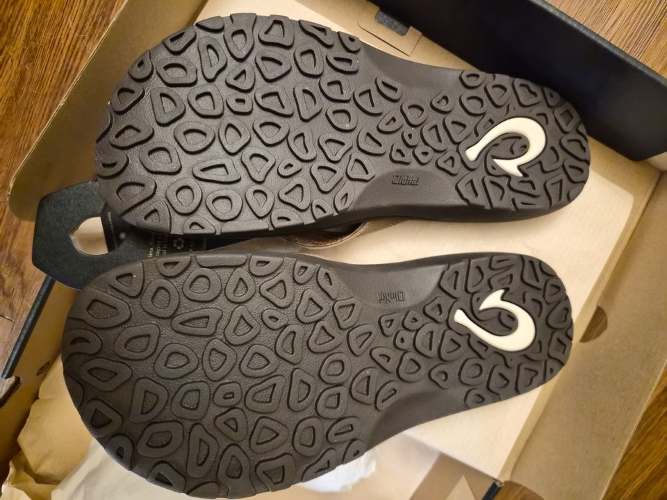 OluKai Men's ‘Ohana Sandals, Tan/Dark Java | eBay UK