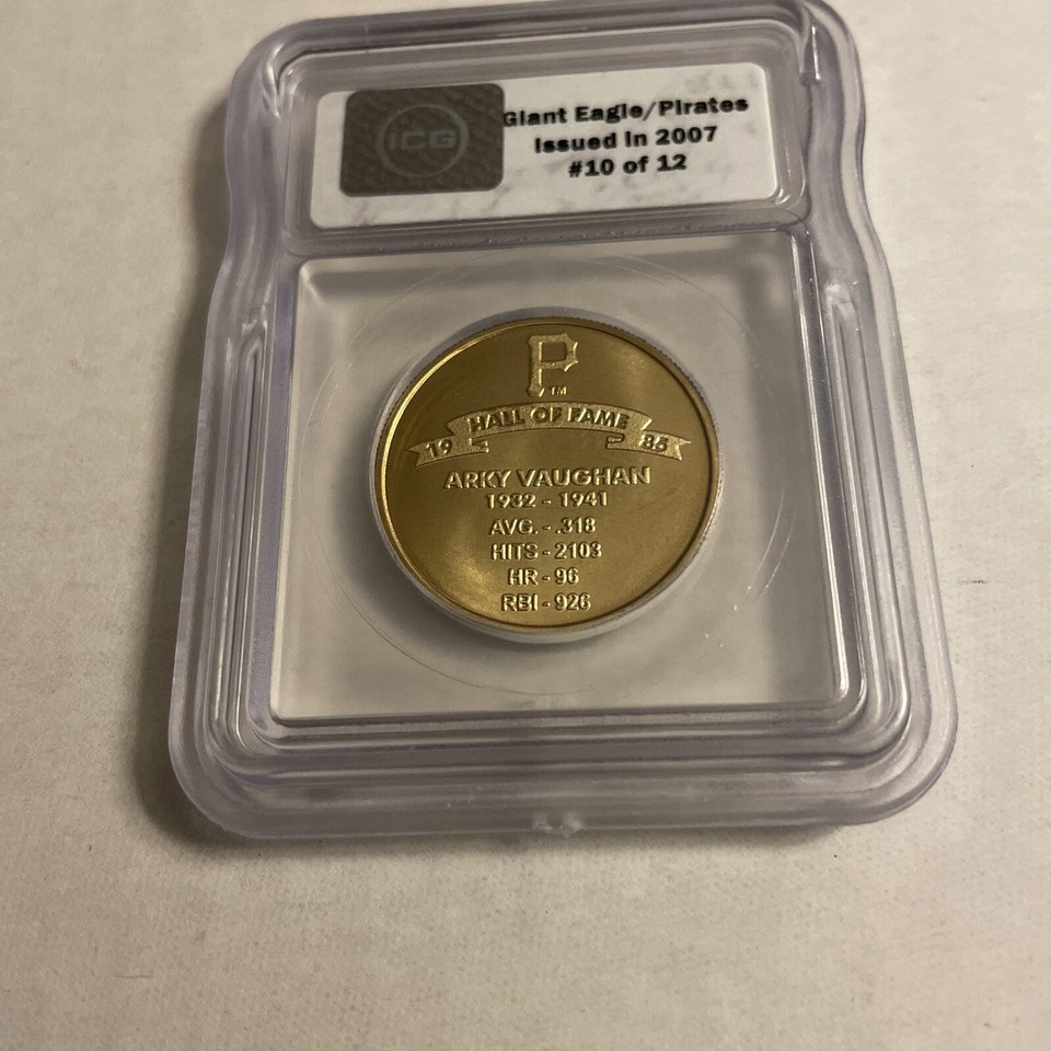 Arky Vaughan 2007 Giant Eagle Coin HOF 1985 UNGRADED | eBay