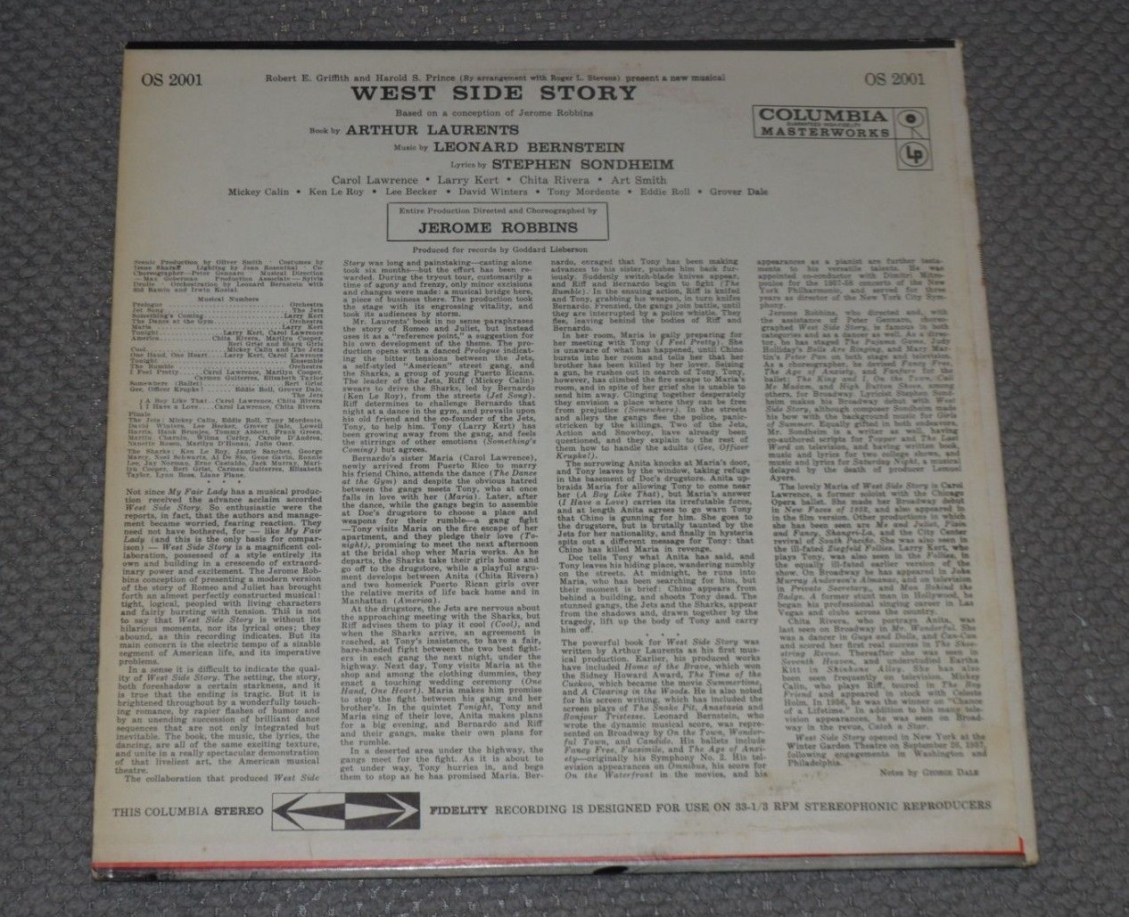 West Side Story~Robert E. Griffith & Harold S. Prince~Jerome Robbins ...