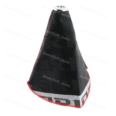 Racing Hyper Fabric shift knob Shifter Boot Cover MT/AT JDM Bride ...
