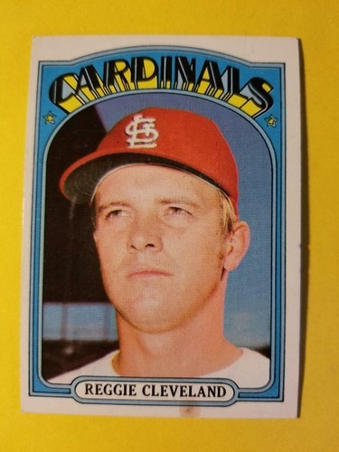 VINTAGE REGGIE CLEVELAND #375 ST. LOUIS CARDINALS - 1972 TOPPS MLB ...