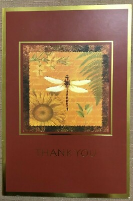 Renaissance Thank You Greeting Card "Thank you note card" -NEW(A42) | eBay