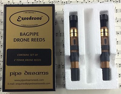 Ezeedrone Tenor Drone Reeds for Bagpipes (Set: 2 tenors) Regular EZ ...