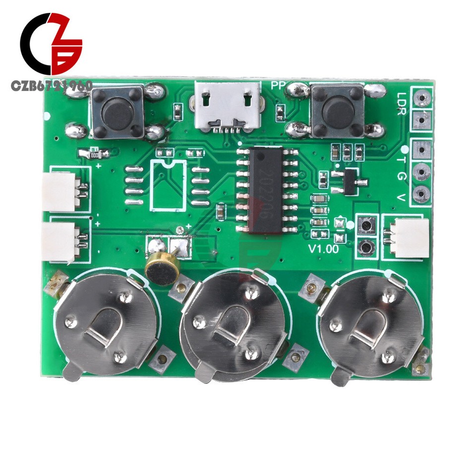 1-10pcs 100S Greeting Card DIY Recordable Voice Chip Music Box Sound ...