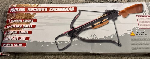 Wood Stock 150 lb Draw Hunting Crossbow Hunt Large Game Rifle Grip ...