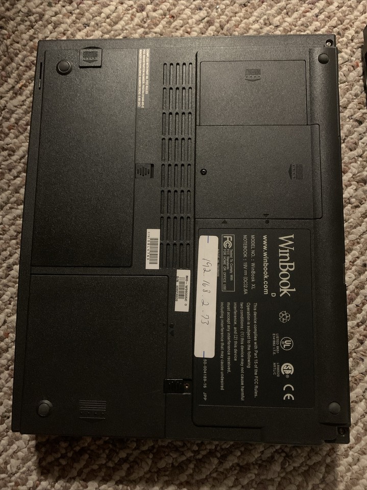 Vintage Winbook XL laptop w/dock and accessories | eBay