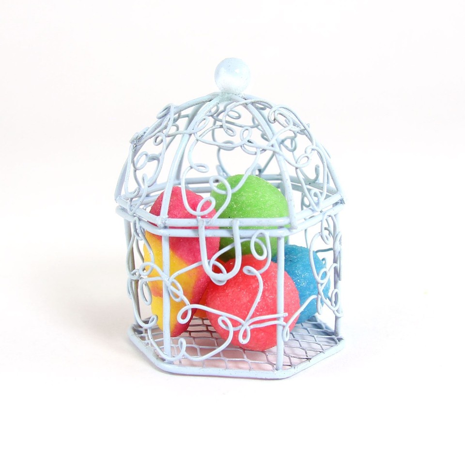 Mini Swirly Bird Cage Favours for Wedding Baby Shower! Boxes | eBay UK