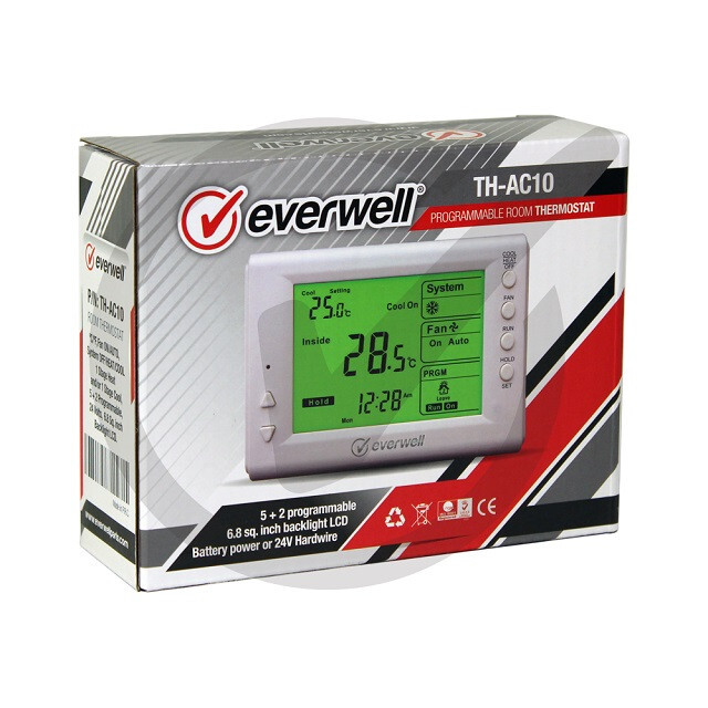 Everwell® Digital Programmable Room Thermostat | eBay