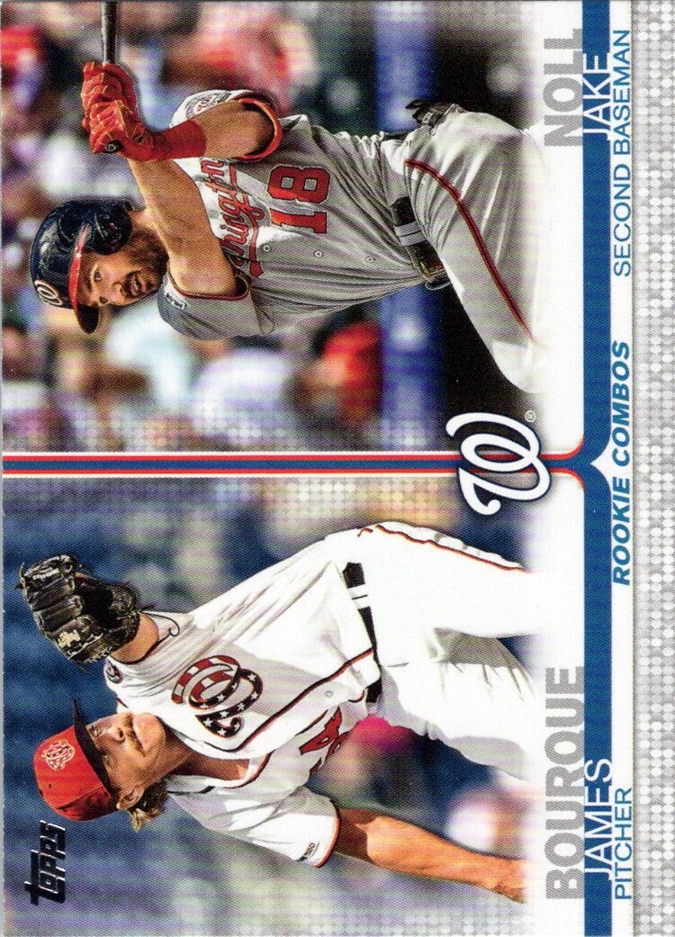 2019 Topps Update Series #US210 Jake Noll RC/James Bourque RC Washington Nats | eBay