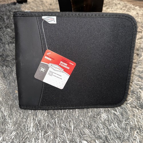 ROADPRO LB-001BK 3-RING ZIPPERED BINDER FOR LOOSE-LEAF LOG SHEETS BLACK ...
