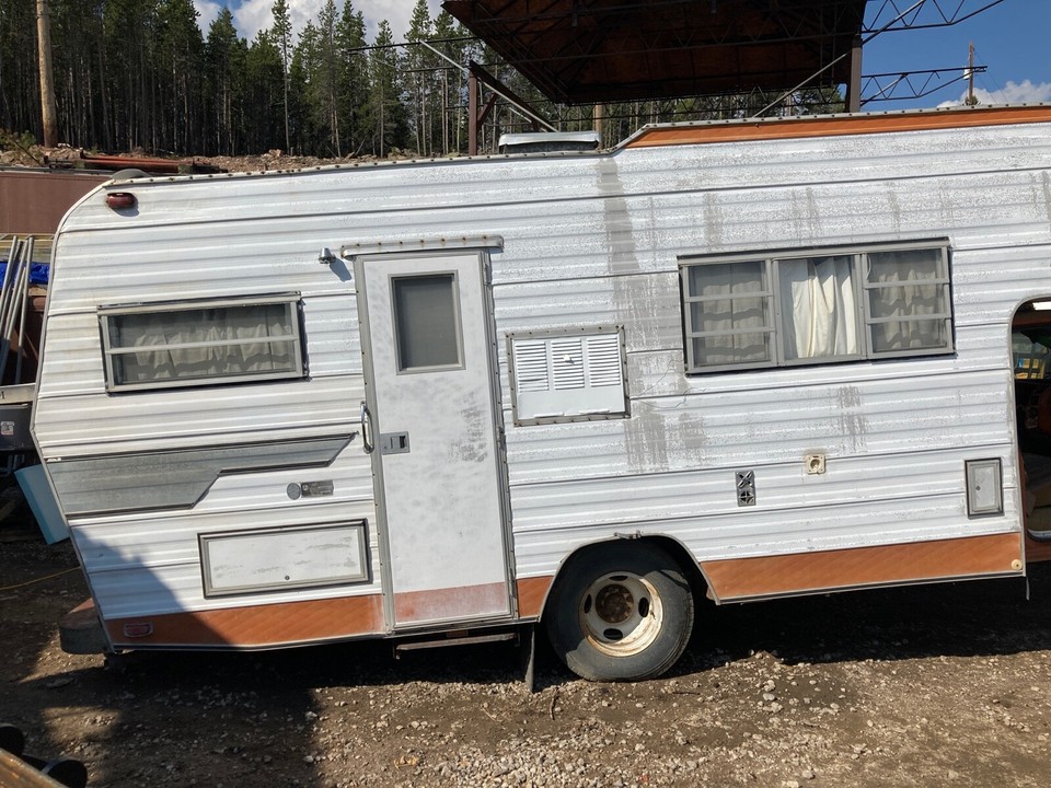 Mitchell Camper OLD. SCHOOL. IN. GOOD. SHAPE. 1973. MODEL | eBay