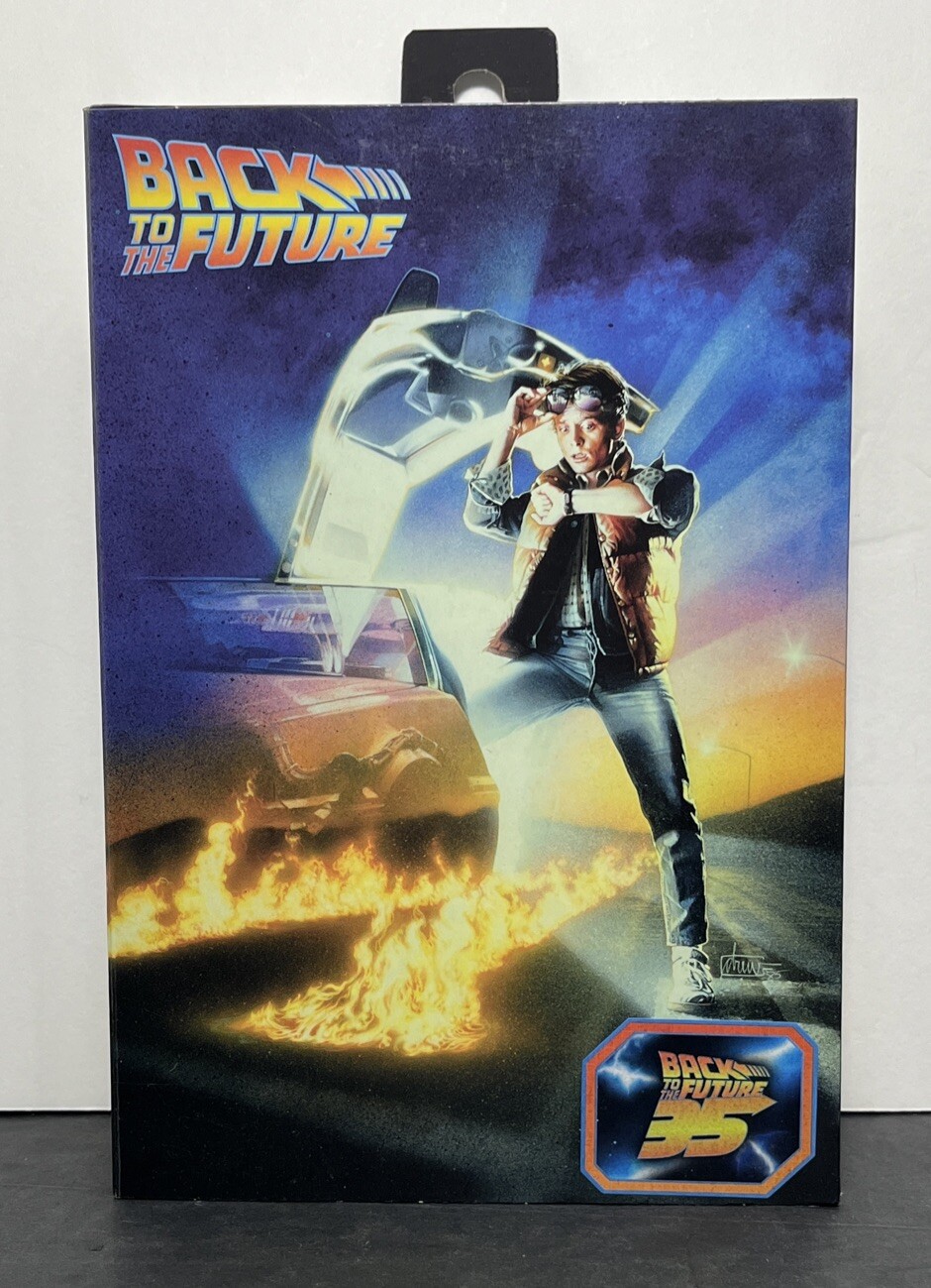 NECA Back To The Future Ultimate Marty Mcfly Yellow Guitar 7" Action ...