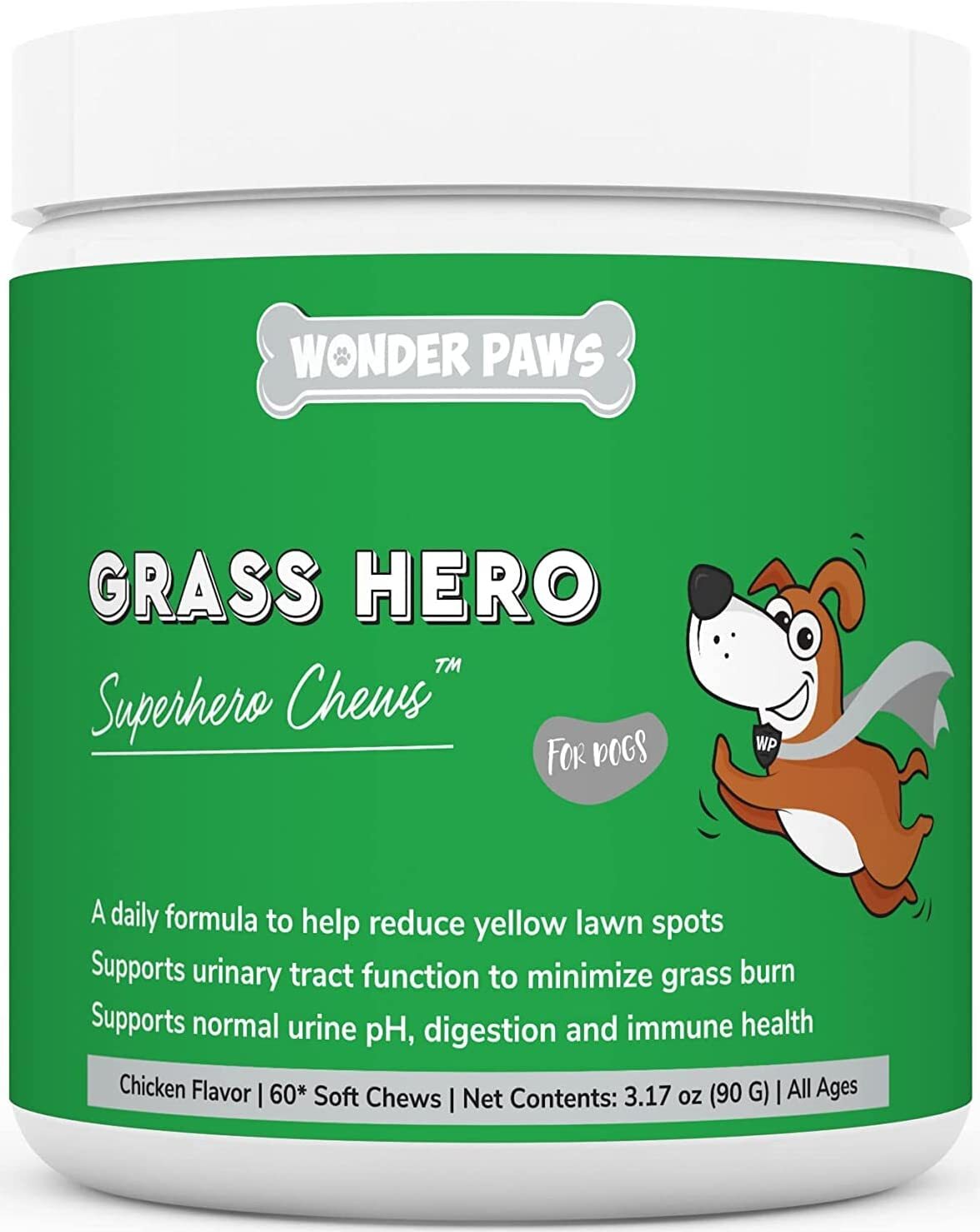 Wonder Paws Grass Hero, Grass Burn Spot Chews