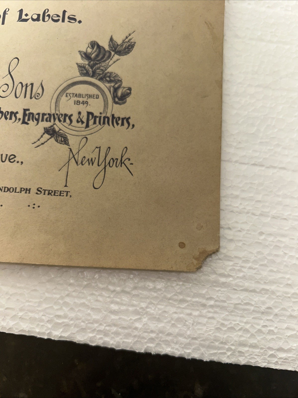 1890’s Antique F. Heppenheimer’s Sons Lithograph Sample Cigar Box Label ...