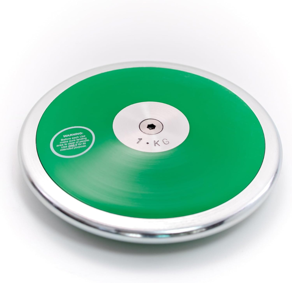 TC Green Kazam Girls Discus 1 Kg - Track and Field Discus 1K - Girls ...