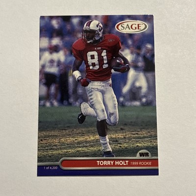 Torry Holt 1999 SAGE Rookie Card #21 St. Louis Rams /4200 | eBay