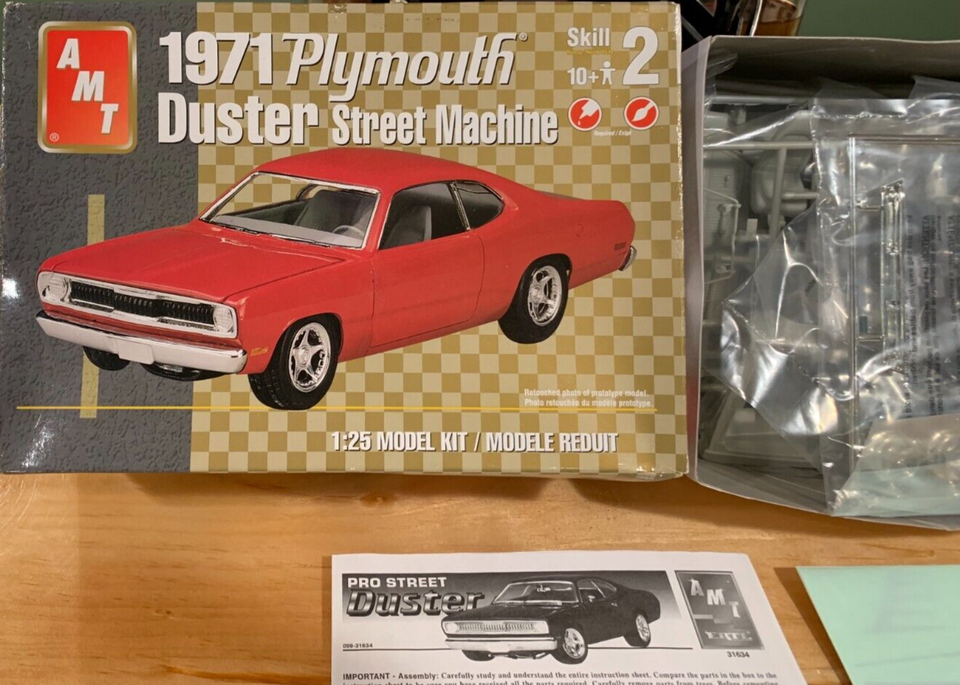 AMT 1:25 1971 Plymouth Duster Street Machine Model Kit New In Box | eBay