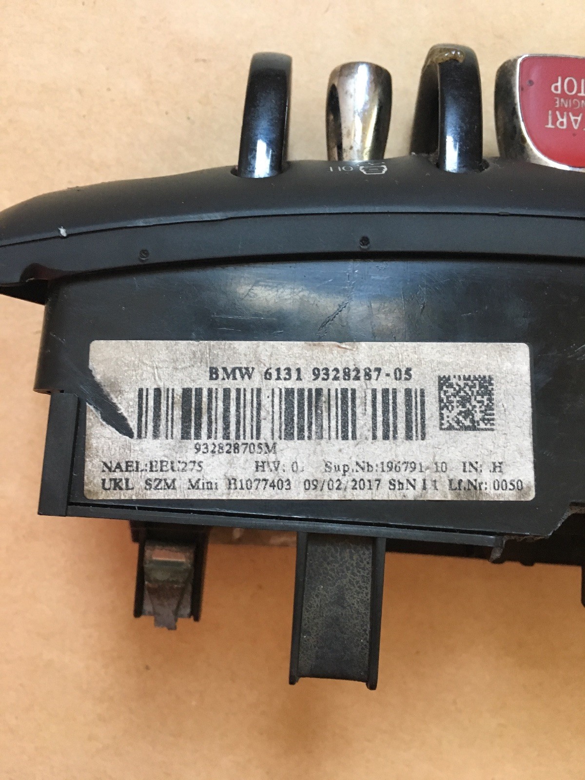 2014 Mini Cooper F54 F55 F56 Dashboard Switches Start/stop 61319328287 ...