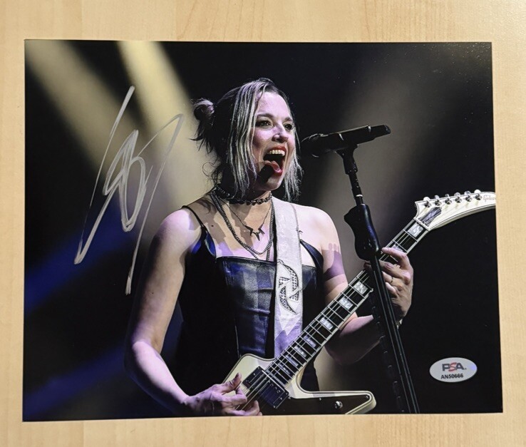 LZZY HALE SIGNED 8x10 PHOTO AUTOGRAPHED HALESTORM LEAD SINGER AUTHENTIC ...