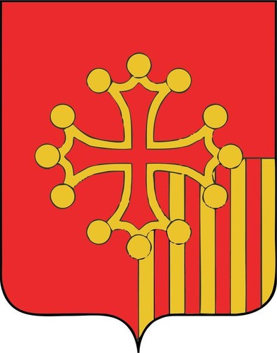 Sticker Car Adhesive Crested France Coat of Arms Languedoc Roussillon ...
