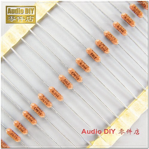 DALE CMF55 (RN55D) 6.04K/0.25W 1% 100ppm axial metal film resistor ...