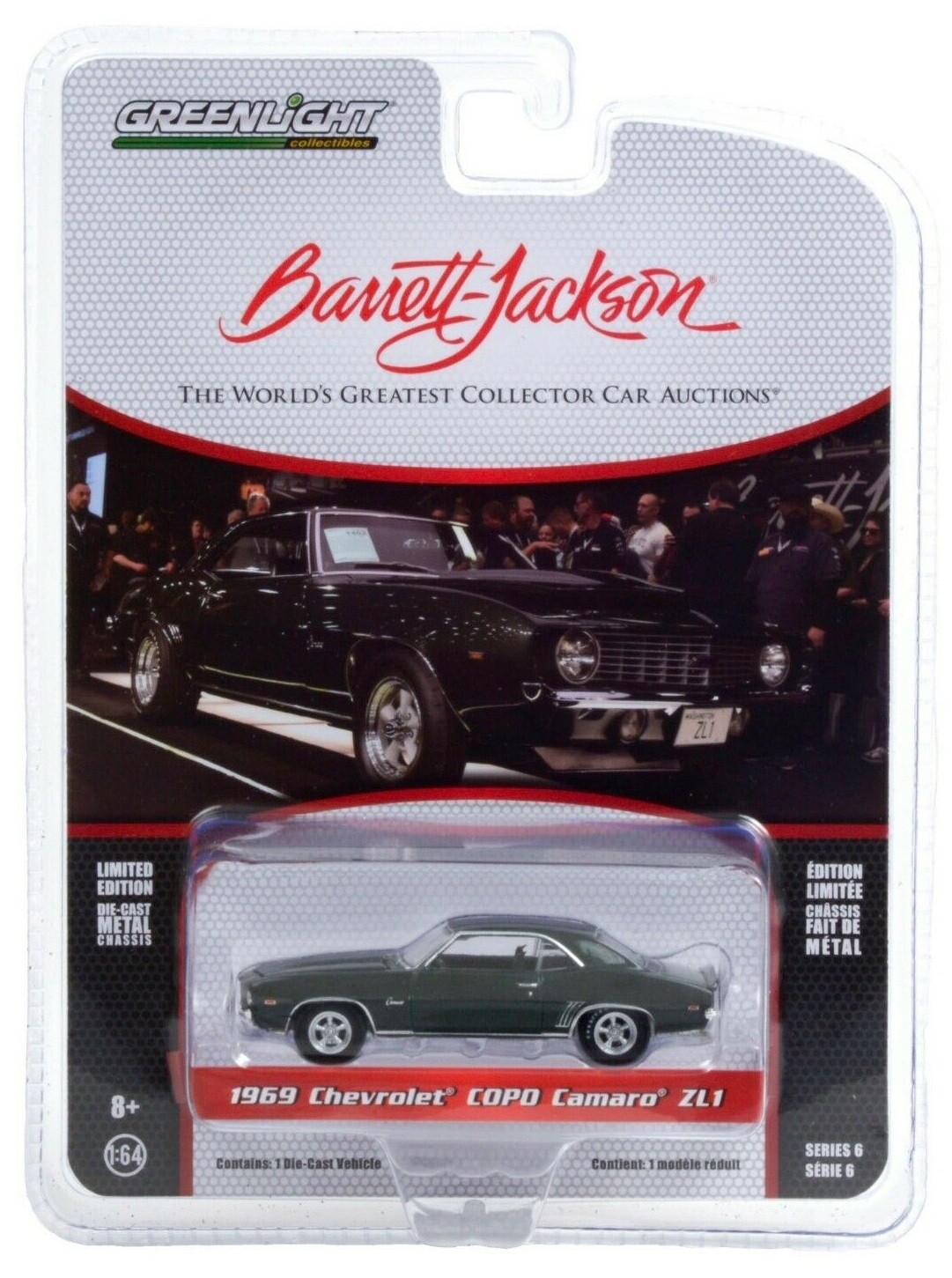 GREENLIGHT - Car Sportive American Chevrolet Copo Camaro ZL1 Of 1969 Of ...