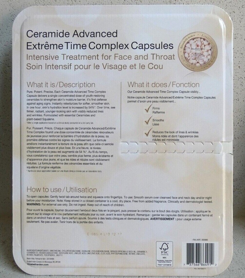 Elizabeth Arden Ceramide Pink Serum Advanced Extreme Time Complex 60 ...