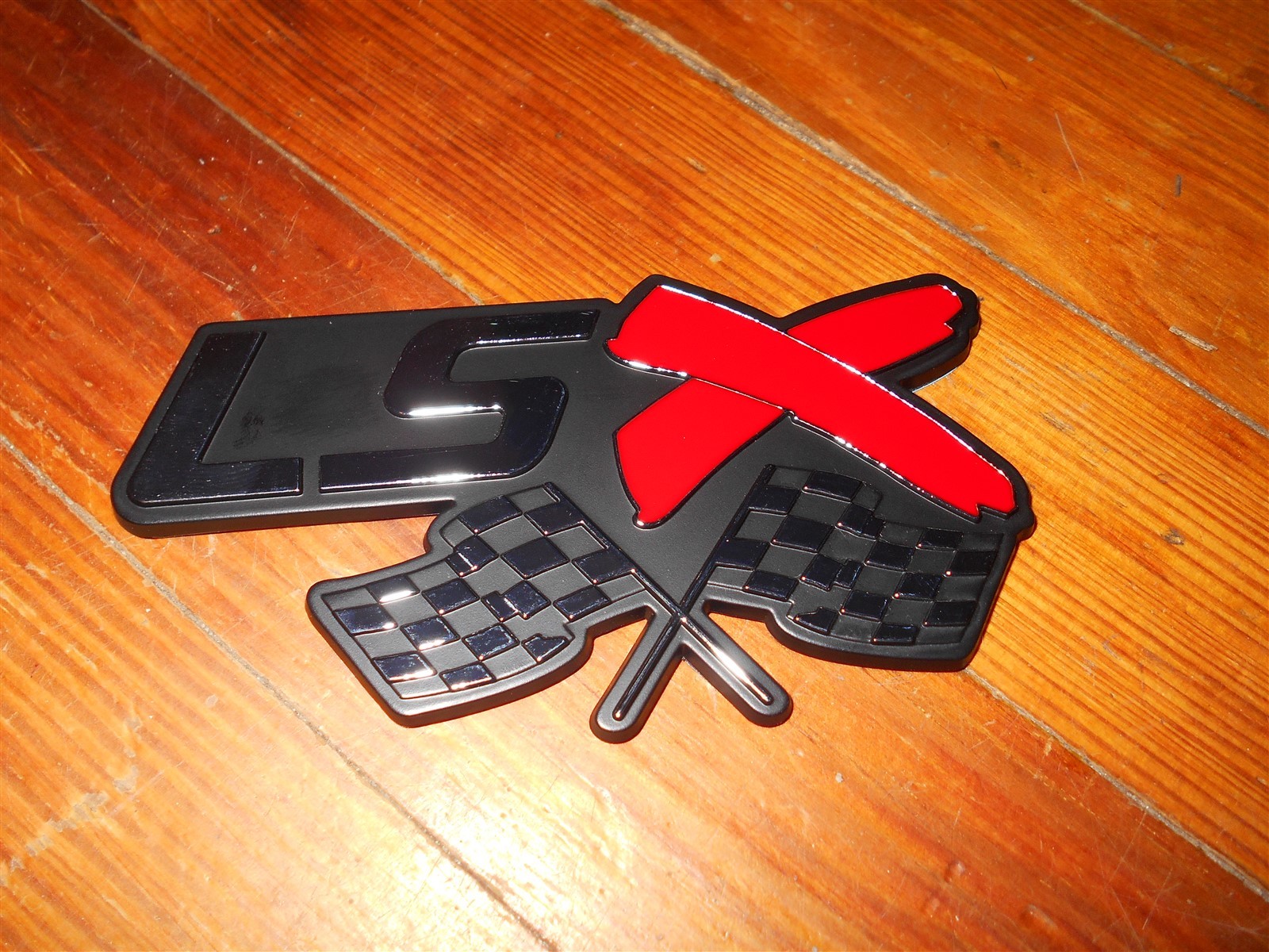 CHEVROLET CAMARO CORVETTE SILVERADO LSX LS-X w RACING FLAGS LOGO ...