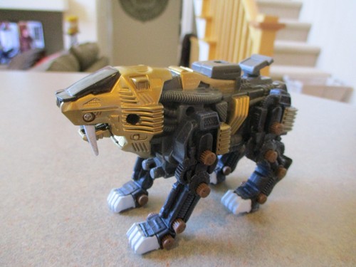 Zoids Golden Shield Liger Saber Tooth Tiger Hasbro Tomy Vtg 2003 No ...