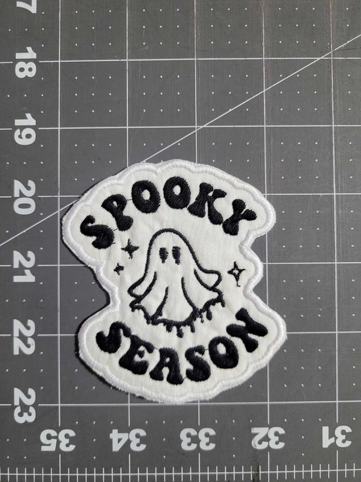 Spooky Season Iron on Patch Sew on Halloween Patch | eBay