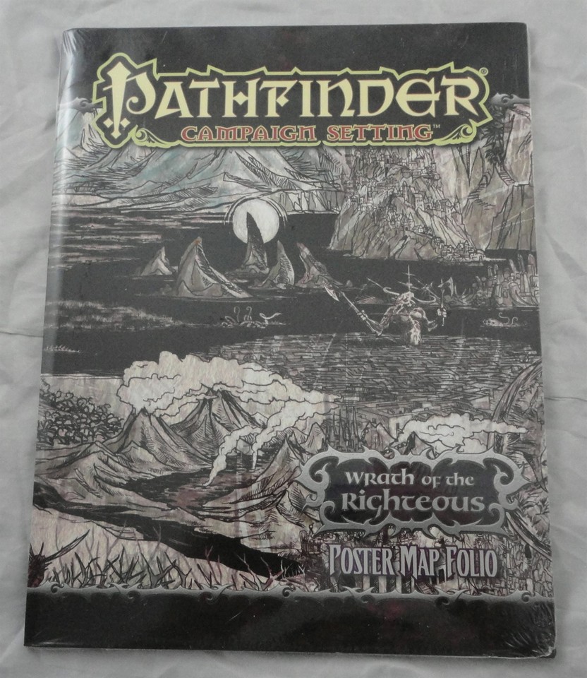 Pathfinder RPG Wrath of the Righteous Campaign Setting Poster Map Folio ...