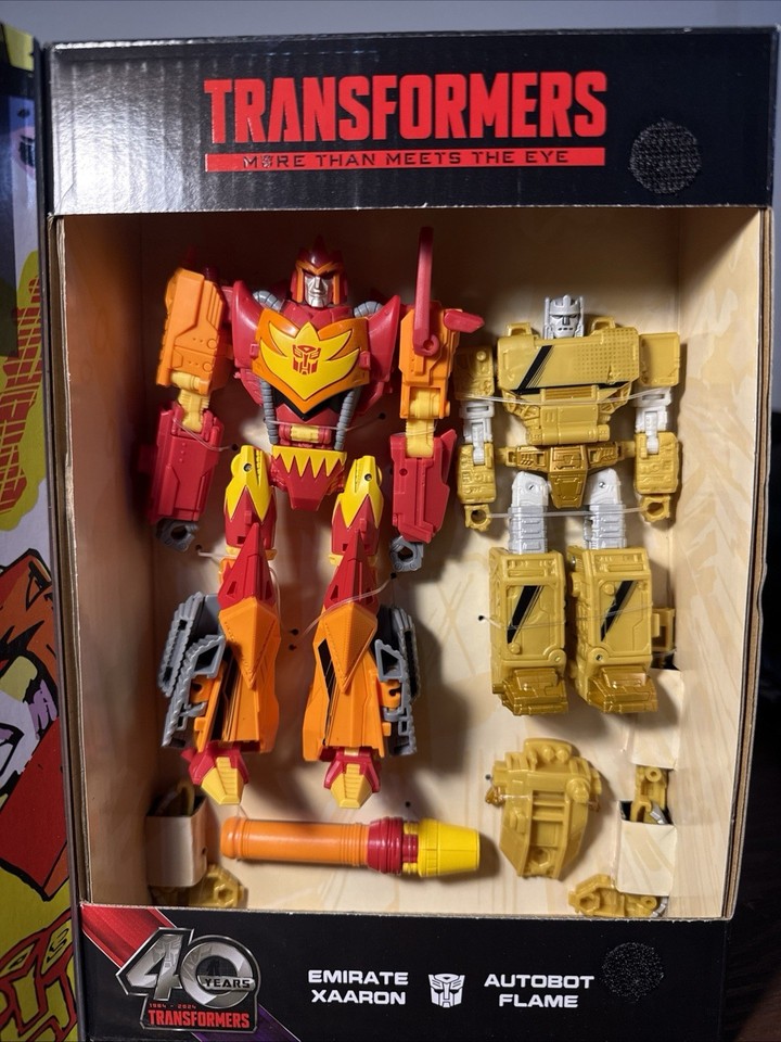 Transformer Generations Comic Edition Autobot Flame & Emirate Xaaron | eBay