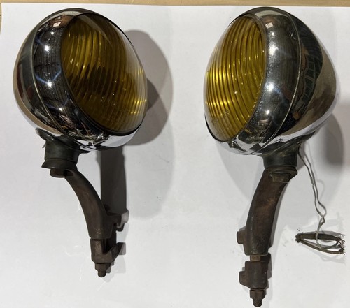 Packard Motor Co. Road & Fog Light Assemblies , Stellar Lenses, Bumper ...