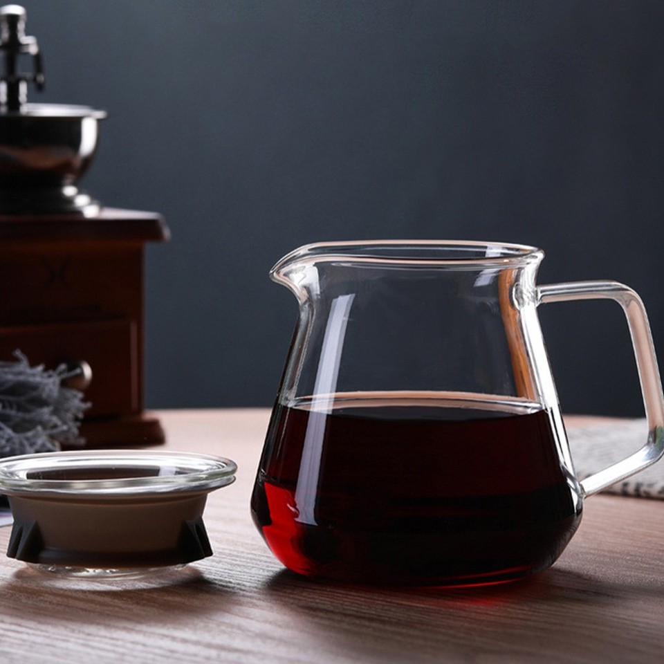 1pc Versatile Glass Kettle 500ml Coffee Pot Transparent Home Supplies ...