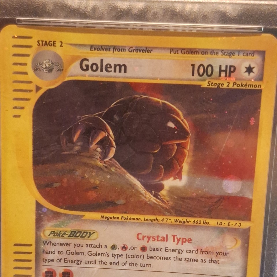 Pokemon Golem Holo Rare Crystal #148 Skyridge PSA 6 EX-MT | eBay
