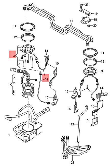 AUDI R8 422 423 427 SEALING FLANGE SEE ILLUSTRATION RIGHT 420201319C 08 ...