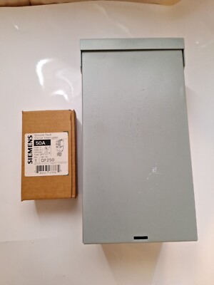 SIEMENS SPA W0408ML1125 125 Amp 4-Space 8-Circuit LOAD CENTER W/ 50 AMP ...