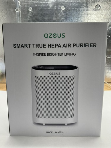 Azeus GL-FS32 True HEPA Air Purifier for Large Rooms 1080 sq ft White ...