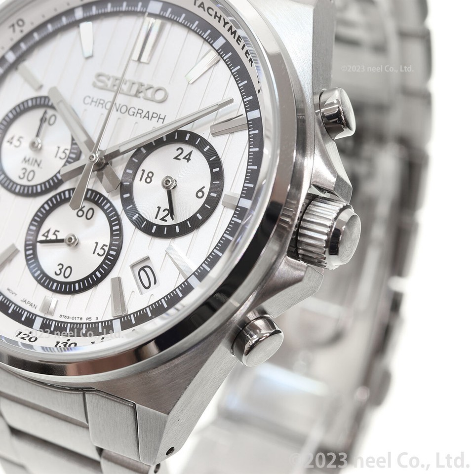 SEIKO Seiko Selection S Series SBTR031 Silver Chronograph Mens Watch New in Box | eBay