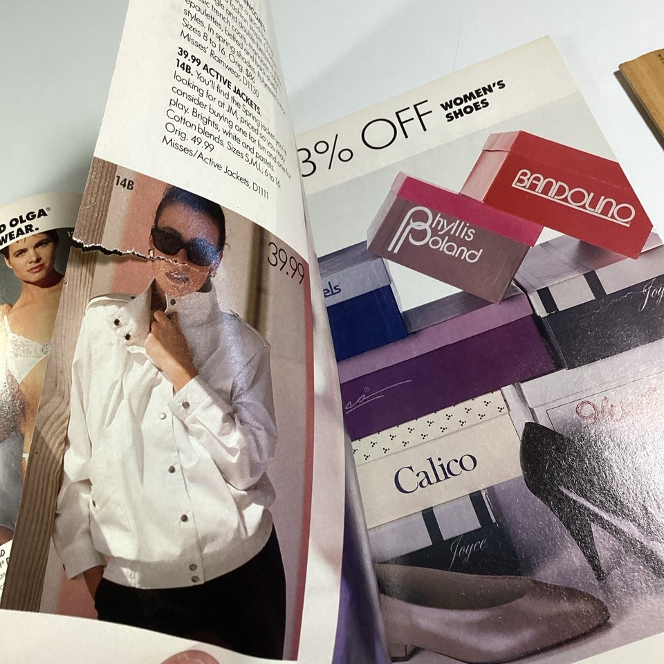 Boston Catalog Jordan Marsh 1989Rare VHTF Fashion Models Nautica Spring ...