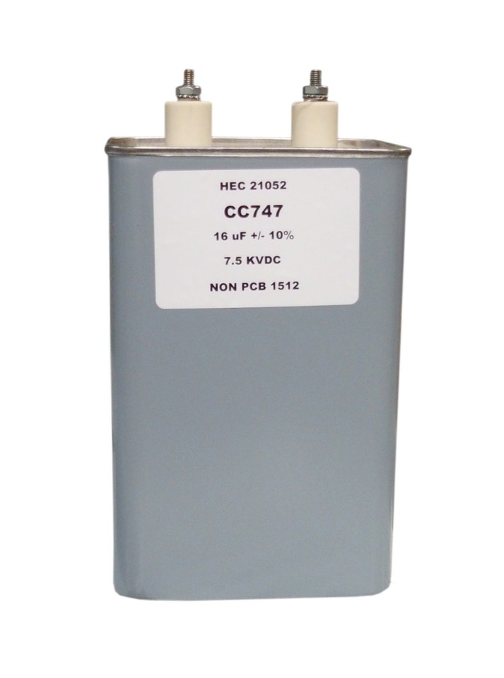 Oil Filled Capacitor 16 microfarads 7.5 KV Filter Capacitor | eBay