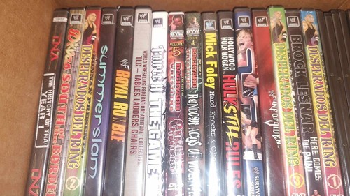 WWF-WWE Wrestling DVD Lot! Royal Rumble 2002 ECW TNA | eBay
